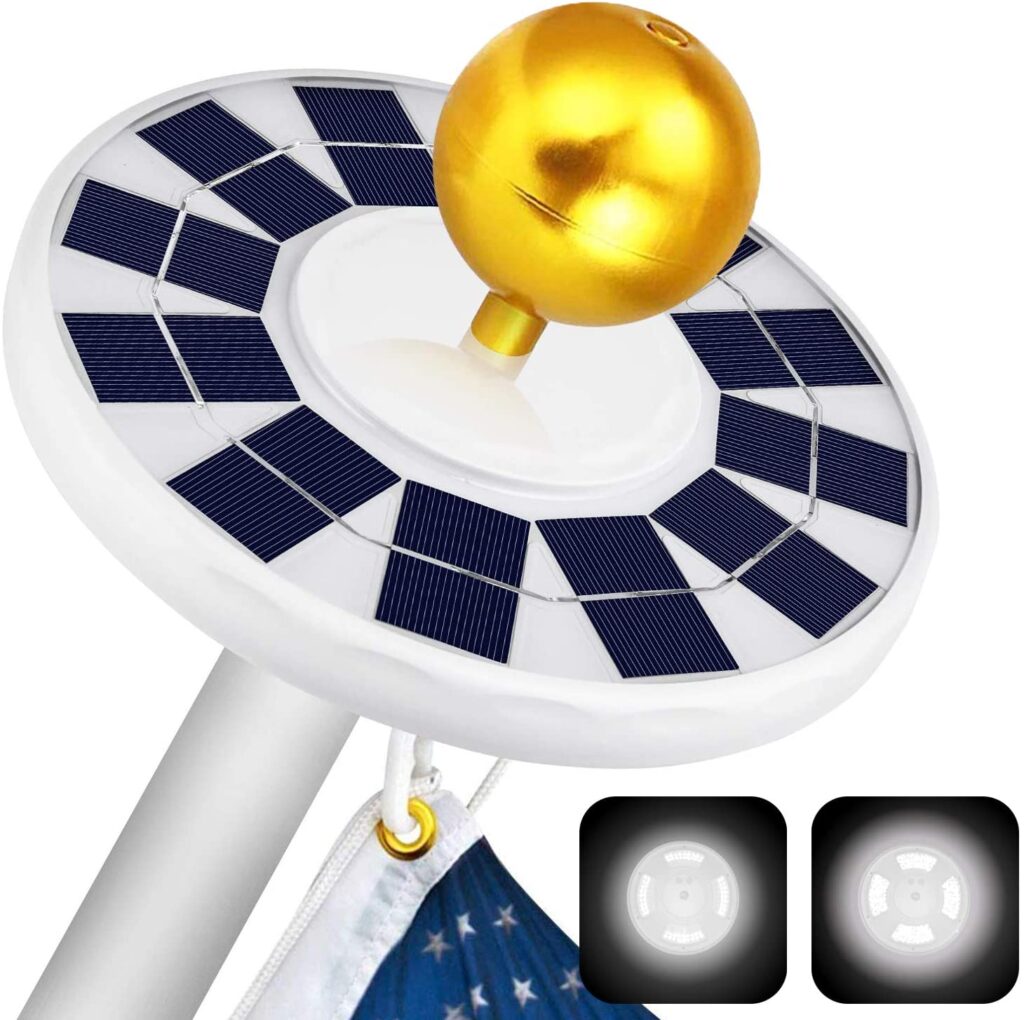 10 Best Solar Flagpole Lights Of 2024 - Review and Buying Guide