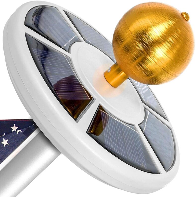 10 Best Solar Flagpole Lights Of 2024 - Review and Buying Guide